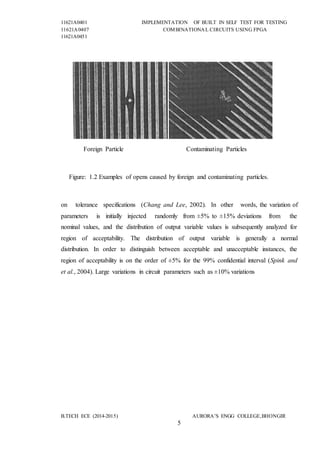 implementation of BIST | DOCX