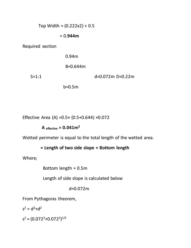 planning, design and estimation of road side drainage system | DOCX ...