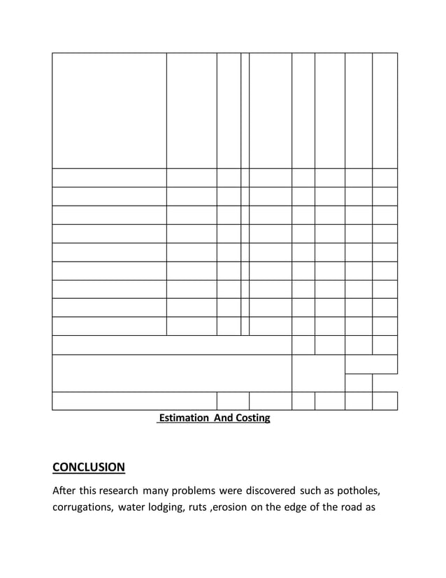 planning, design and estimation of road side drainage system | DOCX ...