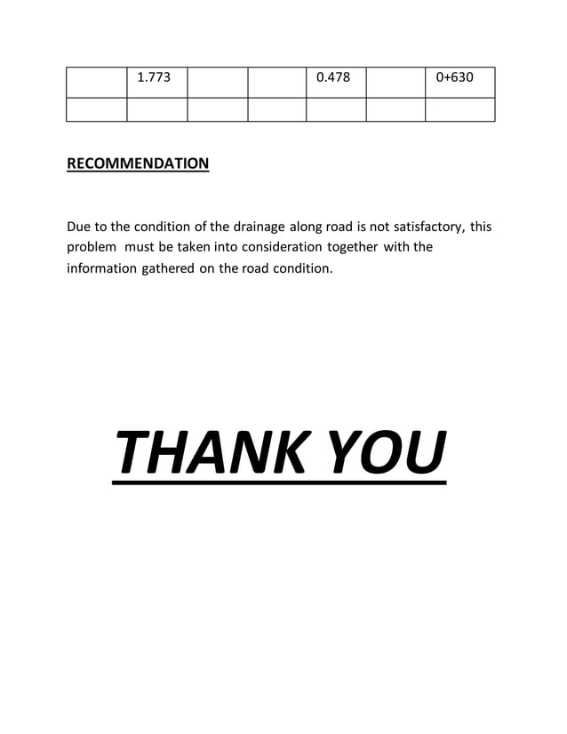 planning, design and estimation of road side drainage system | DOCX ...