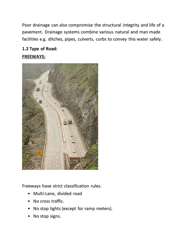 planning, design and estimation of road side drainage system | DOCX ...