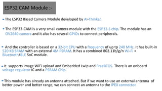 Color detection and tracking with ESP32 Cam and OpenCv MAJOR PROJECT-1 ppt _Group 20 (1).pptx ...