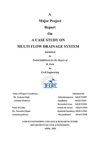 Multi-flow drainage system | PDF