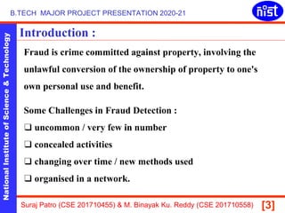 Credit Card Fraud Detection | PPTX