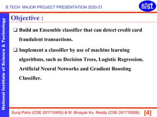 Credit Card Fraud Detection | PPTX