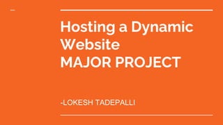 Hosting a Dynamic Website on AWS services.pptx