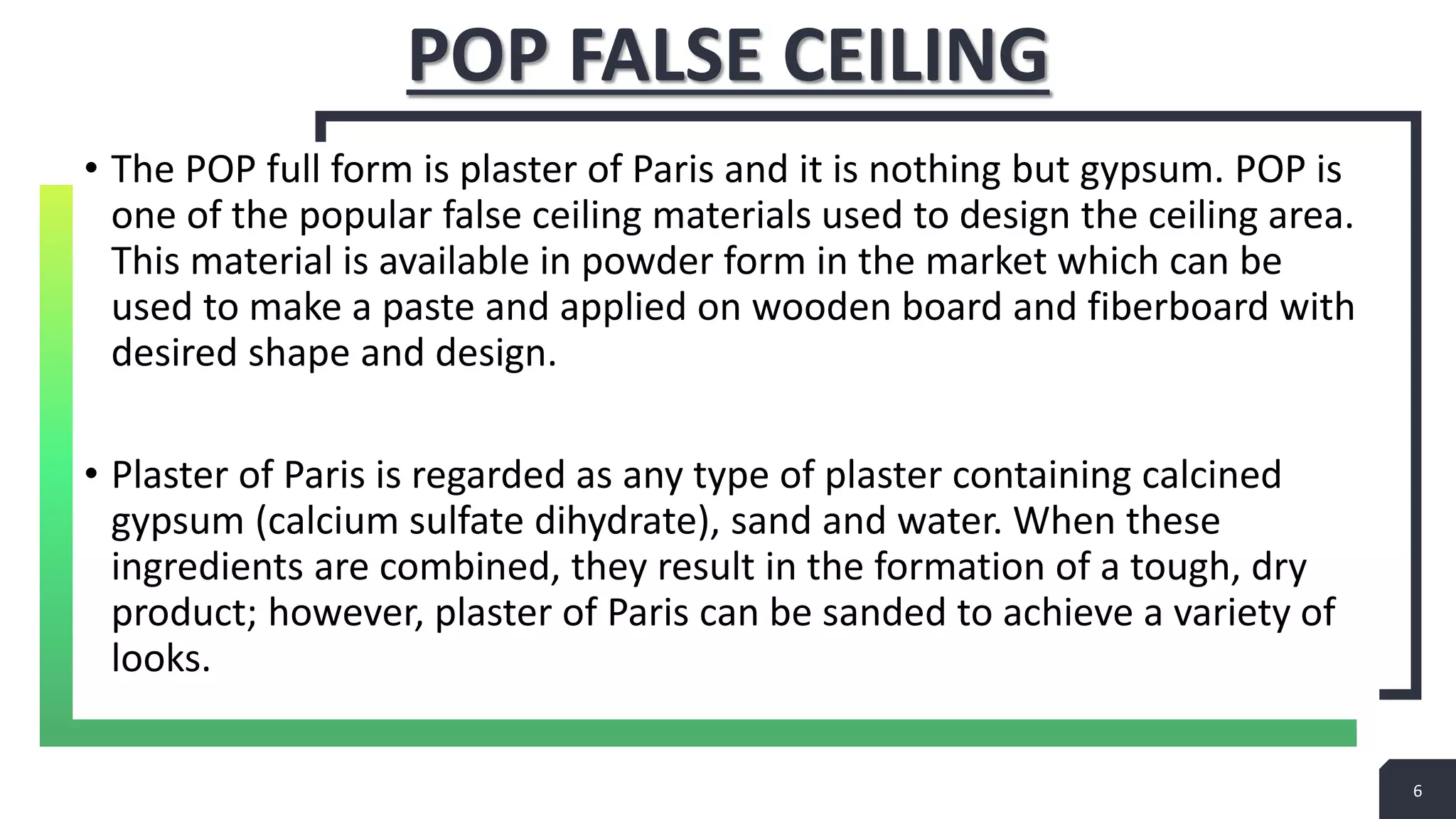 False ceiling - ppt | PPTX