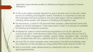 Project PPT of Ground Water Analysis . | PPTX
