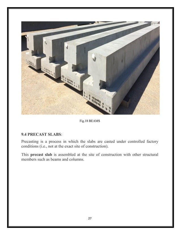 Reports on Precast System | PDF