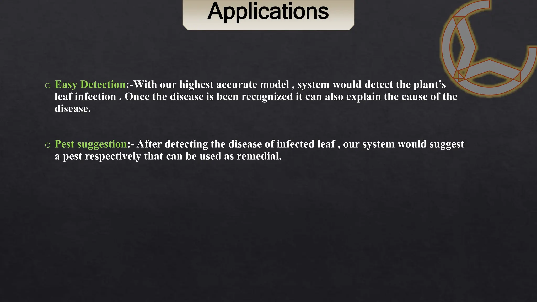 Plant Disease Prediction using CNN | PPTX