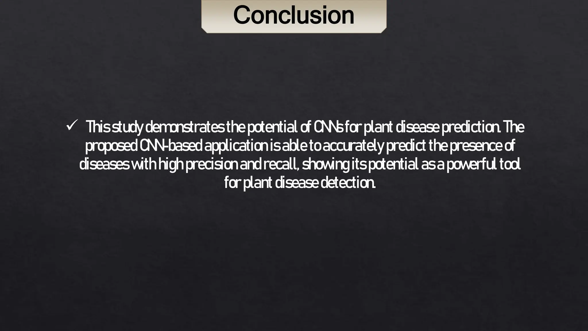 Plant Disease Prediction using CNN | PPTX