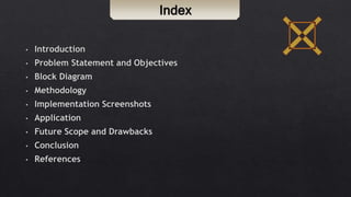Plant Disease Prediction using CNN | PPTX