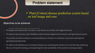 Plant Disease Prediction using CNN | PPTX