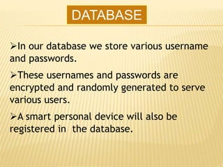 secure and authentication using personal device ppt | PPTX