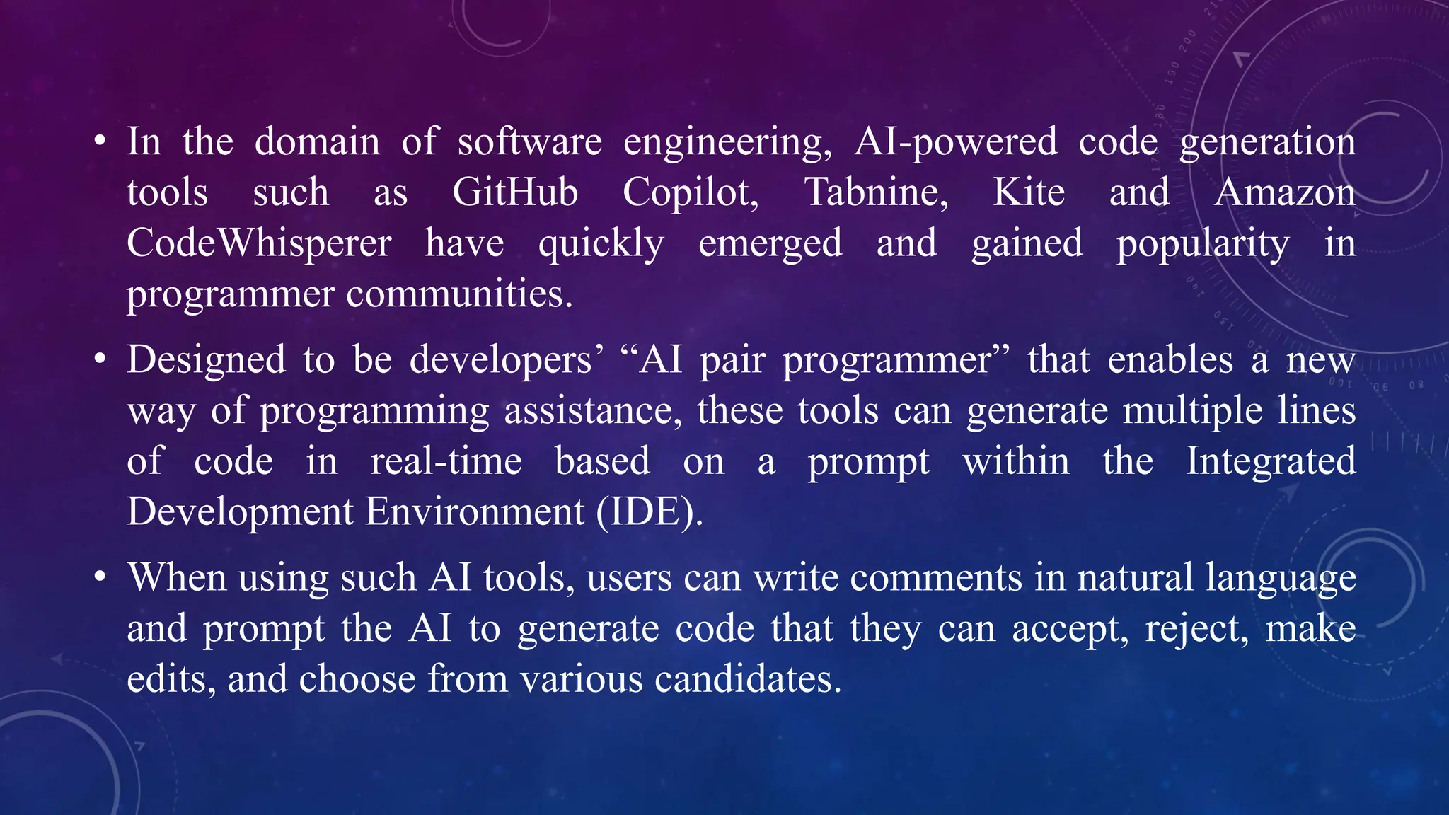 Implementation of an Artificial Intelligence Powered Code Editor | PPTX