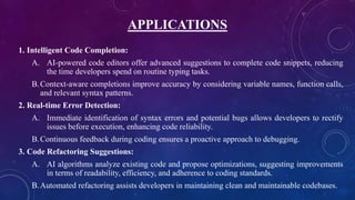 Implementation of an Artificial Intelligence Powered Code Editor | PPTX