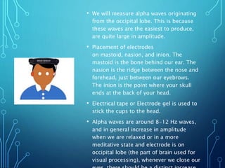 major project ppt on brainwave detector working | PPTX