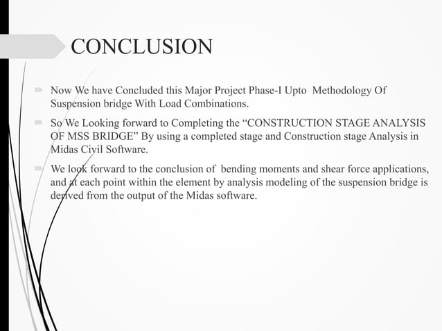 Construction stage analysis of mss .pptx | Civil Engineering Industry | Industries
