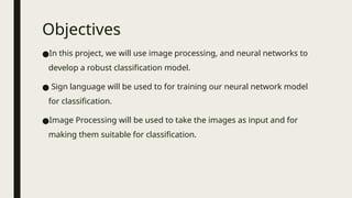 major project ppt final (SignLanguage Detection) | PPTX