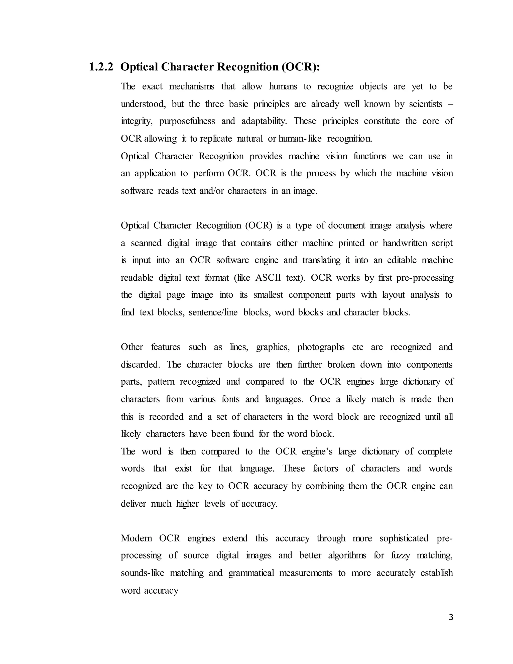 Licence Plate Recognition Using Matlab Programming Docx Computing Technology And Computing