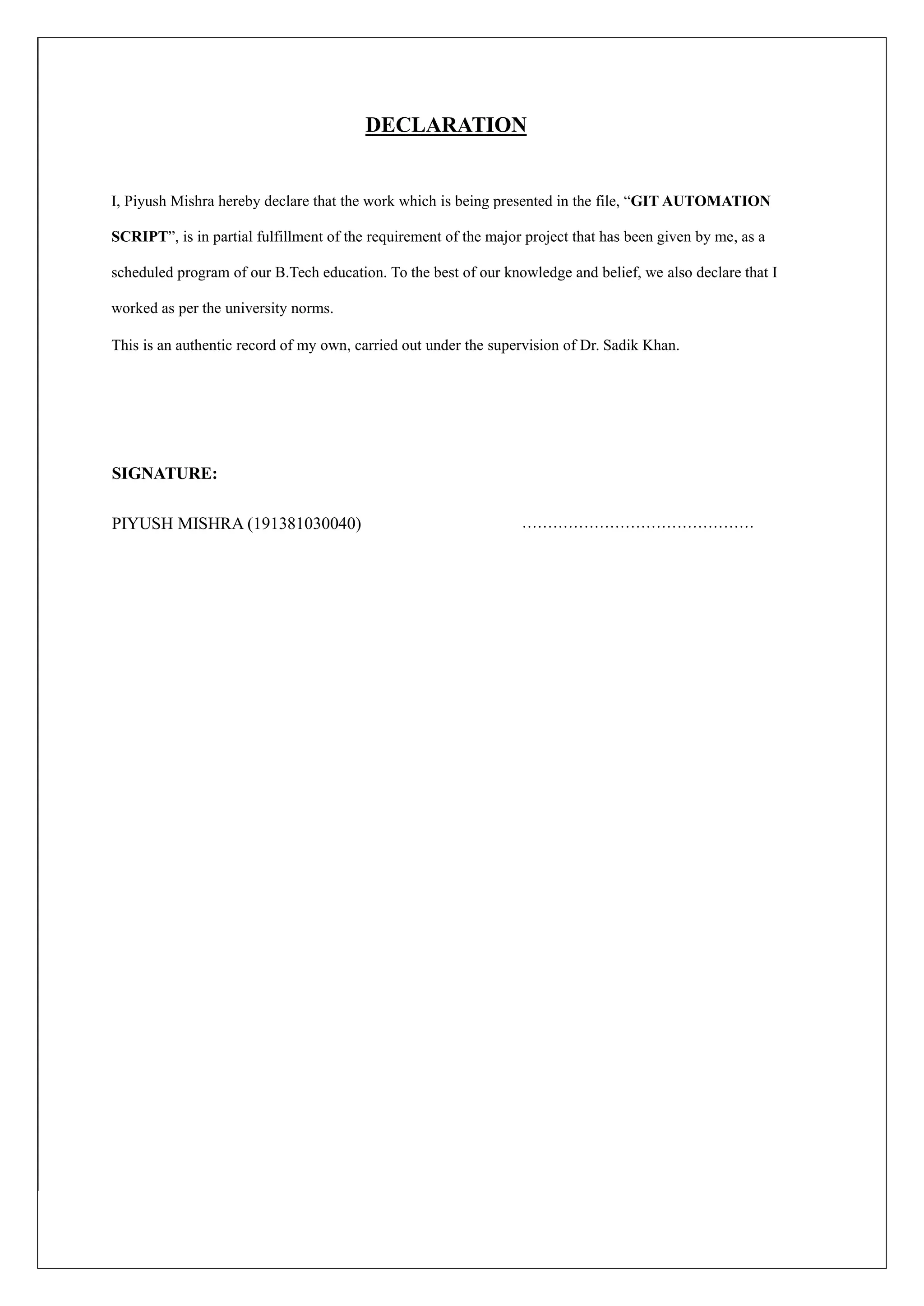 Major Project Report(Git Automation Script).pdf