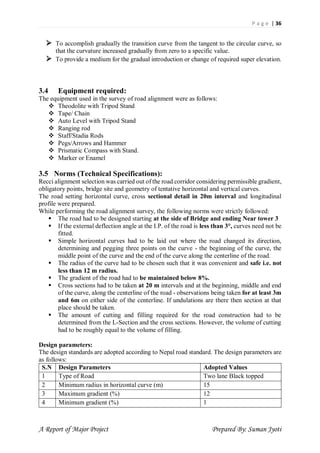 Major project report of diploma civil engineering at mamts gothatar to ...