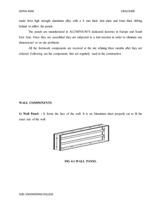 Major projects aluminium of formwork civil engineering | DOCX