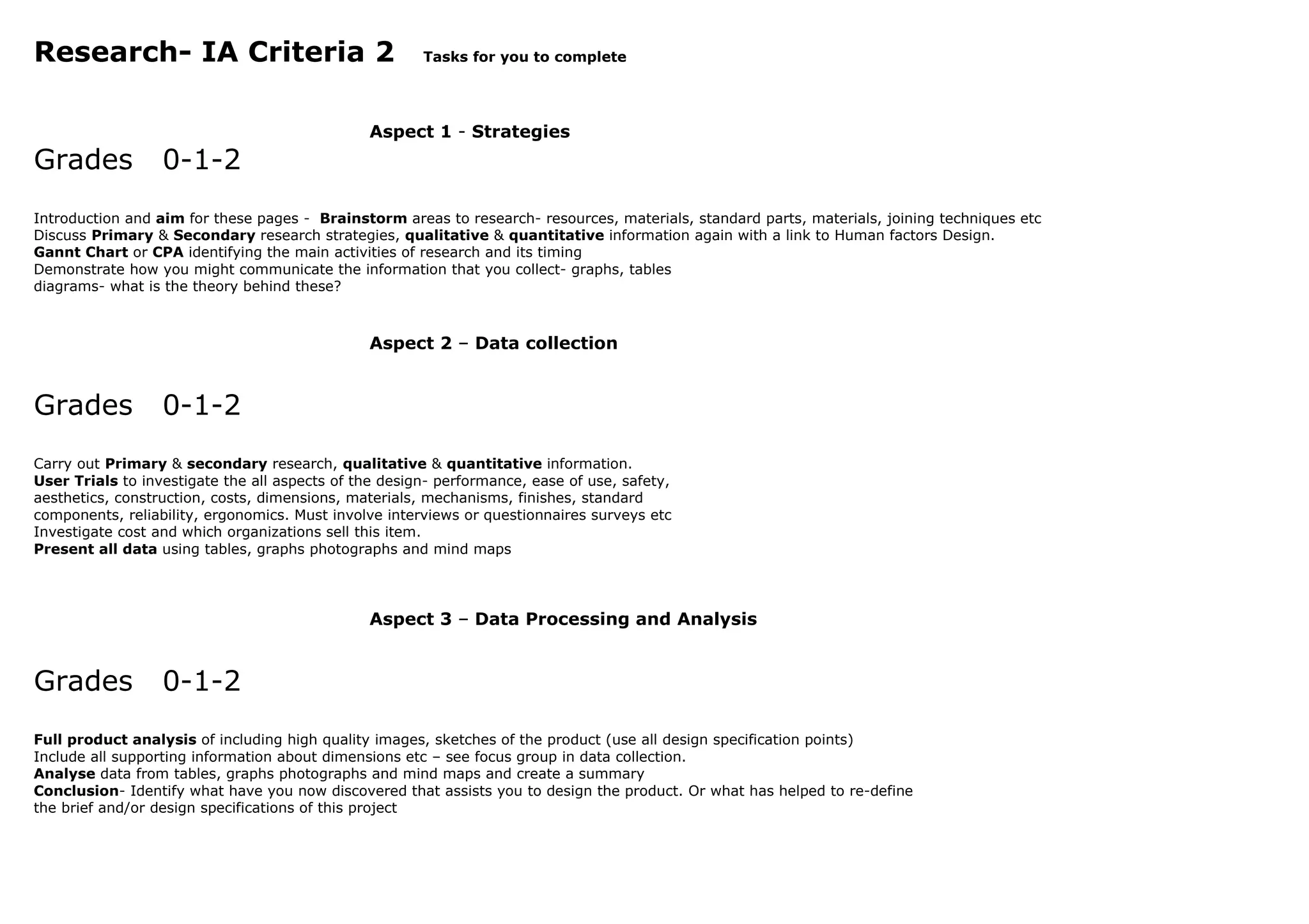 DT Major project requirements | DOC