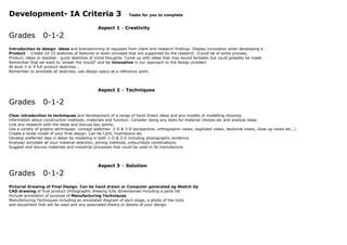 DT Major project requirements | DOC