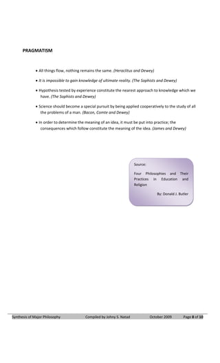 Major proposition in philosophy | PDF