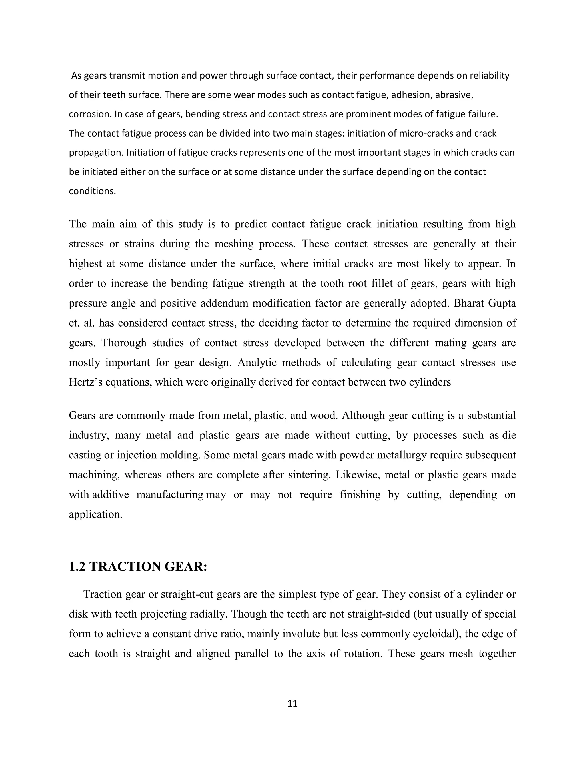 Design & Analysis of Spur Gears | PDF