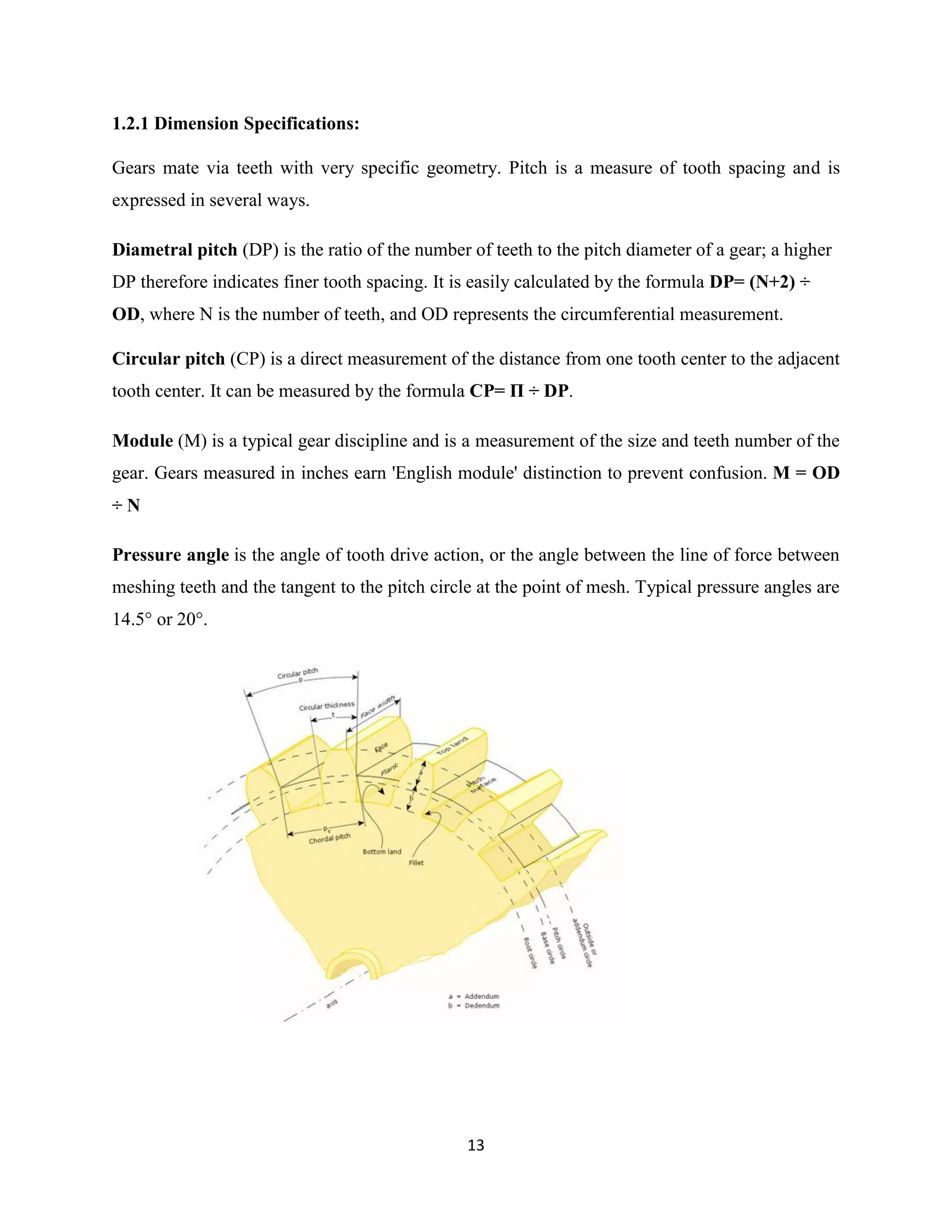 Design & Analysis of Spur Gears | PDF