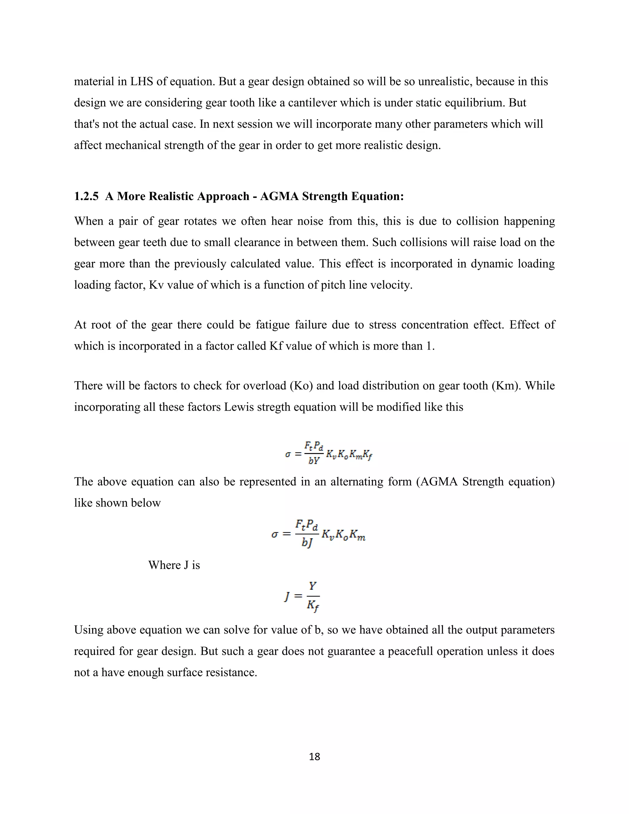 Design & Analysis of Spur Gears | PDF