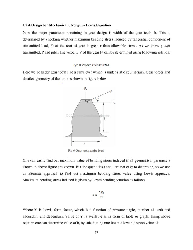 Design & Analysis of Spur Gears | PDF | Physics | Science