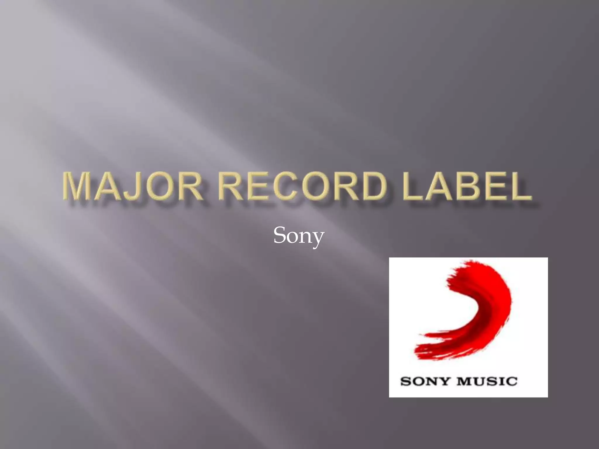 Major record label | PPT