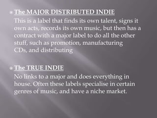 Major record label | PPT