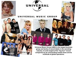 Major Record Labels | PPT | Music | Entertainment