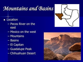 Texas Regions | PPTX
