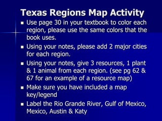 Texas Regions | PPTX