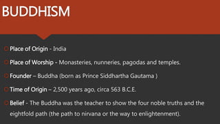 Major religions | PPTX