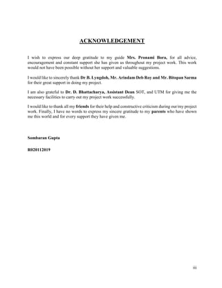 Major project report | PDF