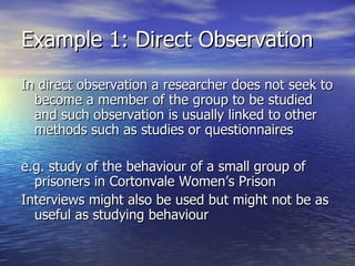 Major research methods | PPT