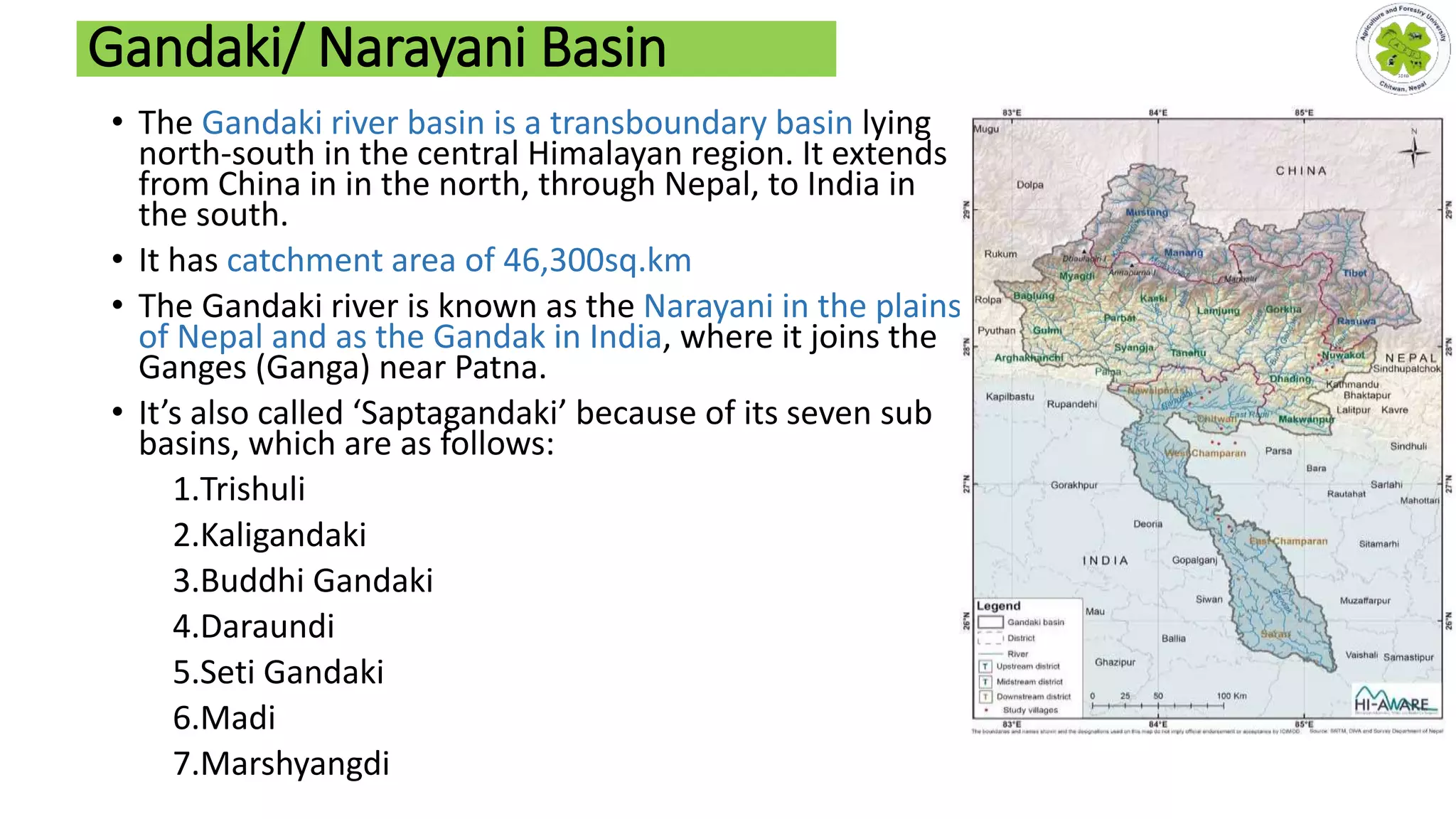 Development works on Major river basins of nepal | PPTX