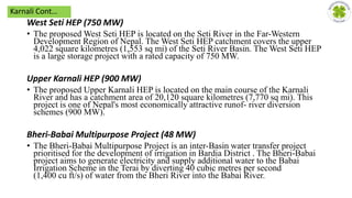 Development works on Major river basins of nepal | PPTX