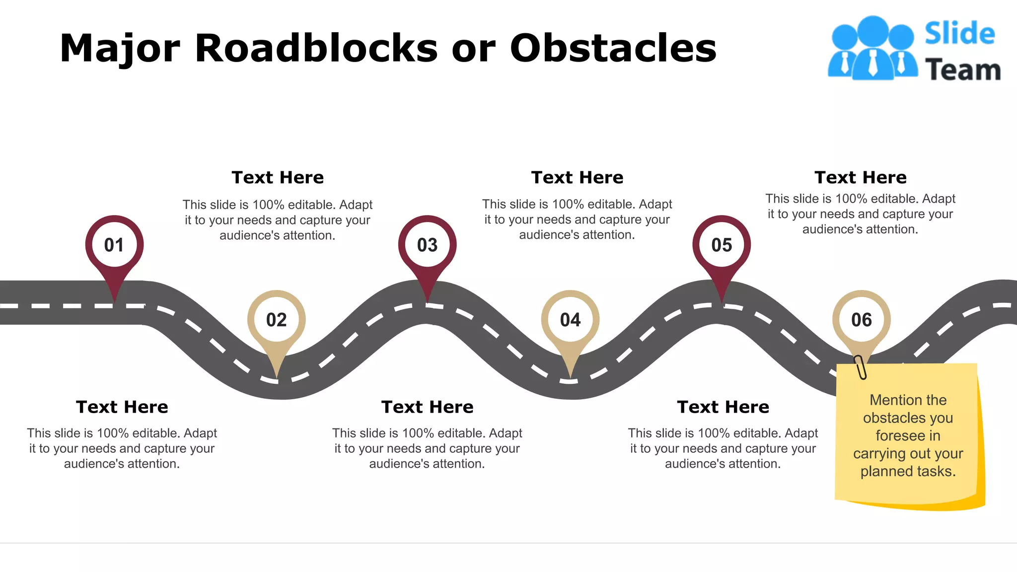 Major Roadblocks Or Obstacles Timelines Ppt Powerpoint Presentation ...