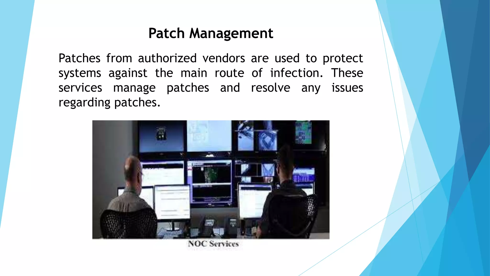 Major roles of noc services | PPTX