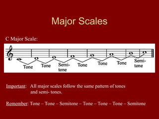 Major Scales and Key Signatures,,,,,.ppt | Music | Entertainment
