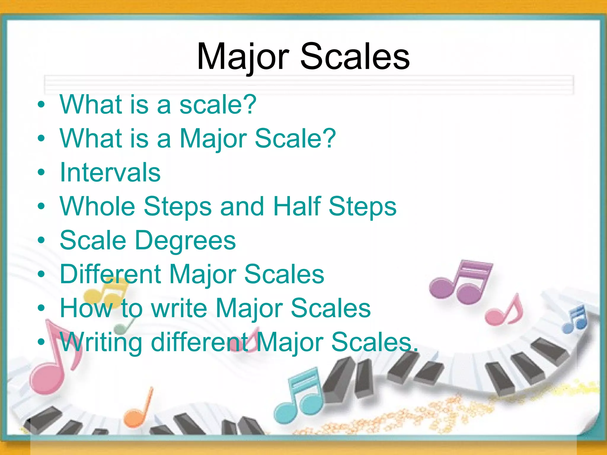 Major Scales Interactive PowerPoint | PPT