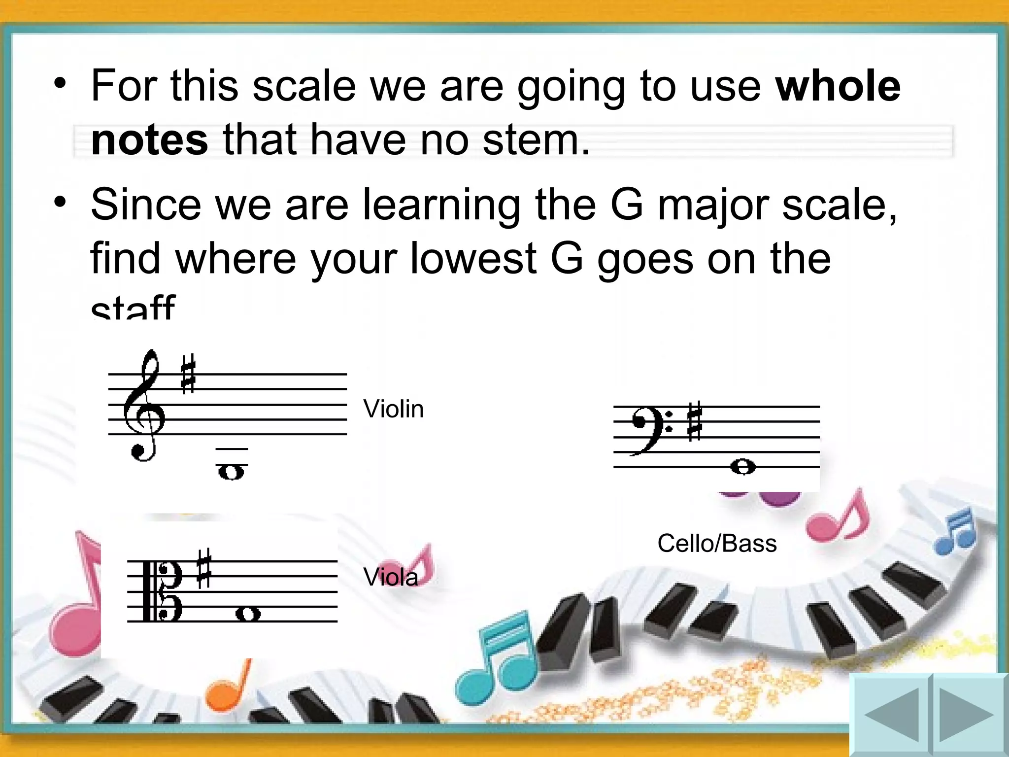 Major Scales Interactive PowerPoint | PPT