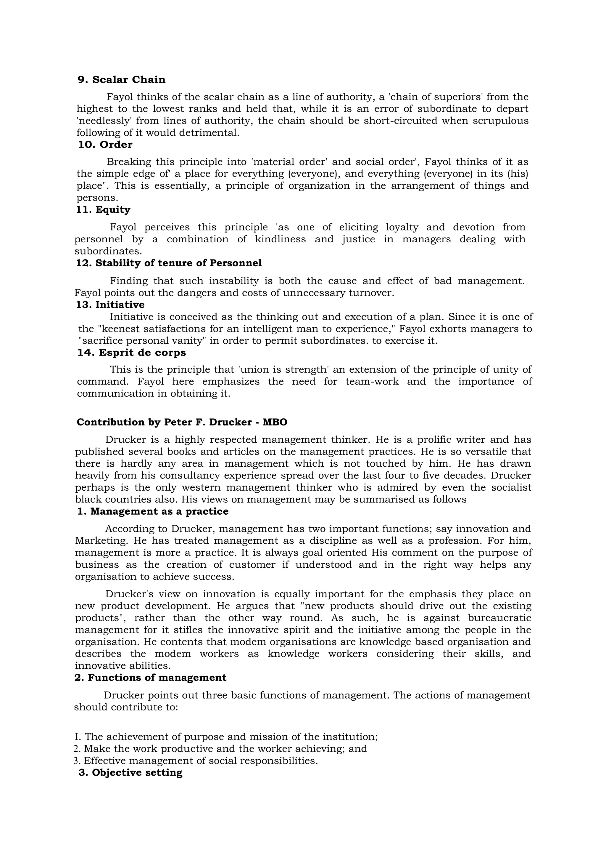 Major schools of management thought | DOCX
